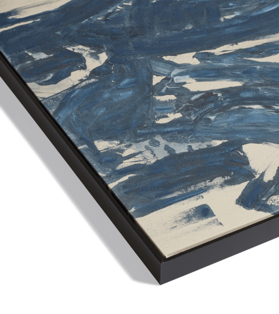 OKA, Akili Framed Wall Art - Dark Blue, Wall Art by OKA | ufurnish.com