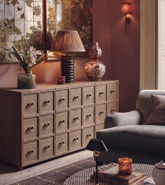 OKA, Lauretta Sideboard - Weathered Oak, Sideboards, Oak,Rubber Wood by ...