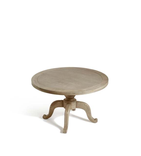OKA, Arthur Round Dining Table - Small - Weathered Oak, Dining Table by ...