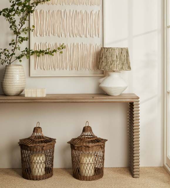 OKA, Magnante Console Table - Grey Wash, Console Table by OKA ...