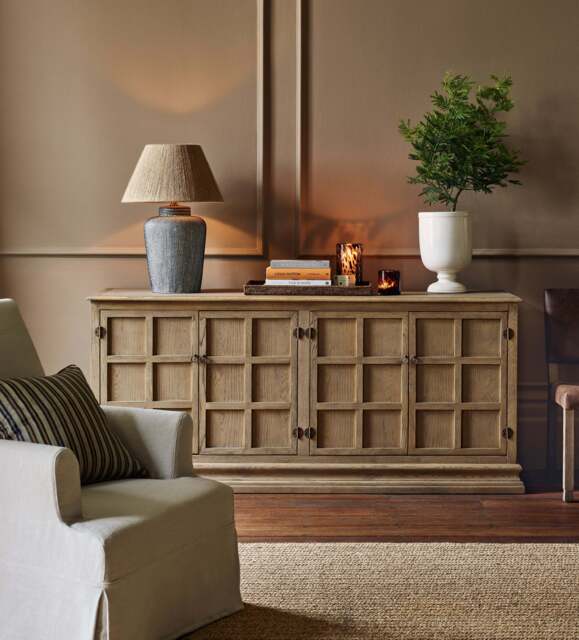 OKA, Turnus Sideboard - Weathered Oak, Sideboard by OKA | ufurnish.com