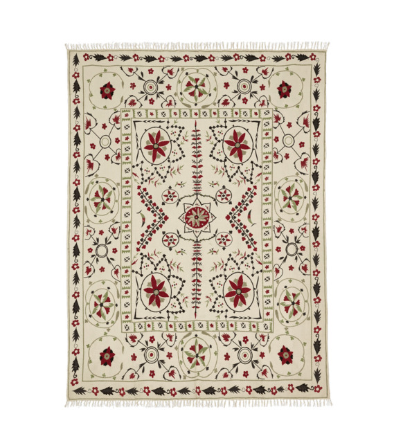 OKA, Ivy Rug - Natural/Multi, Rugs, Cotton by OKA | ufurnish.com