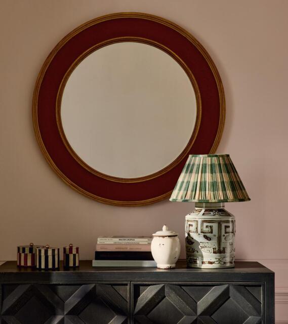 OKA, Varuna Mirror - Chinese Red, Mirrors by OKA | ufurnish.com