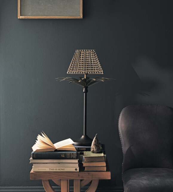OKA, Tamara Table Lamp Base - Black/Gold, Table Lamp by OKA | ufurnish.com