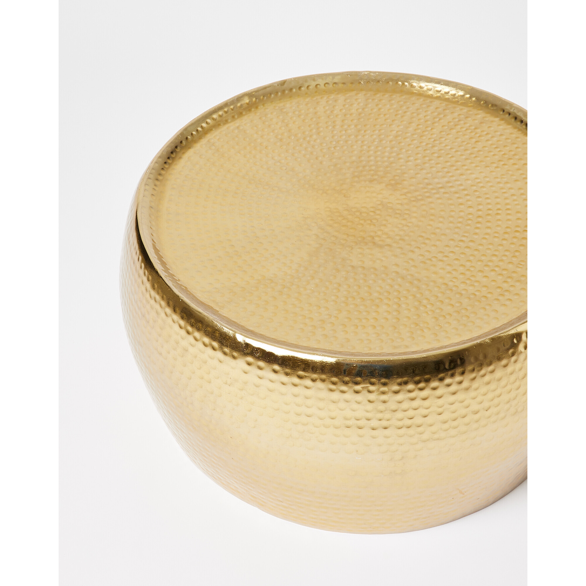 Zlato Gold Hammered Metal Coffee Table by Oliver Bonas | ufurnish.com