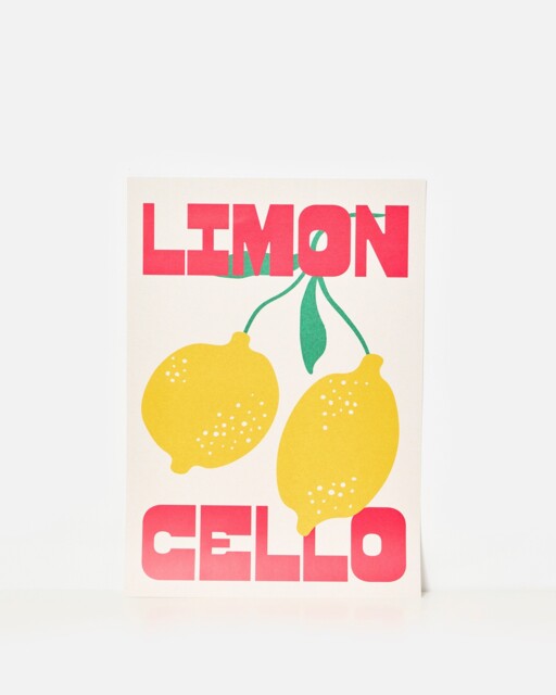 Limoncello Wall Art Print by Oliver Bonas | ufurnish.com