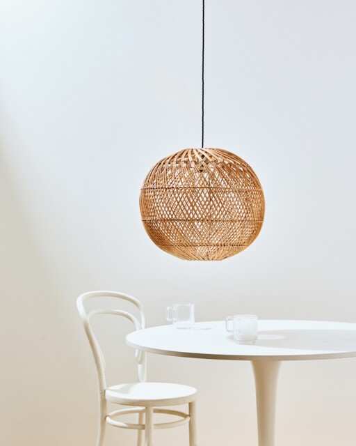 Monde Natural Rattan Woven Lamp Shade by Oliver Bonas | uFurnish.com