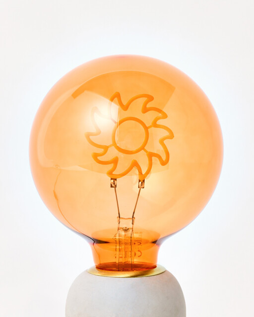Sun Orange E27 LED Light Bulb by Oliver Bonas | ufurnish.com
