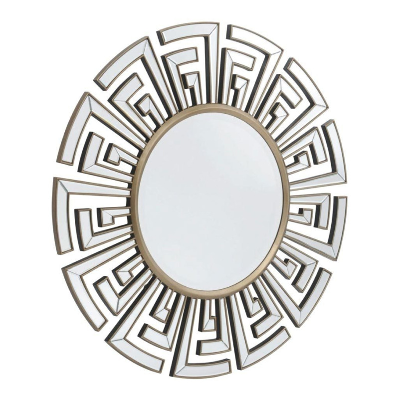 Libra Luxurious Glamour Collection - Claridge Deco Round Mirror by ...