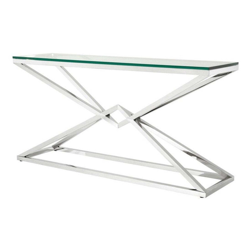 Eichholtz Connor Console Table Silver Finish by Olivia's | ufurnish.com