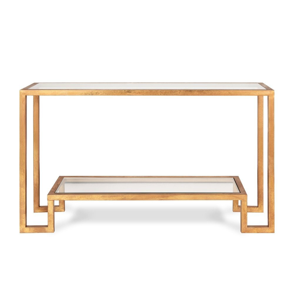Liang & Eimil Ming Console Table Antique Gold by Olivia's | ufurnish.com