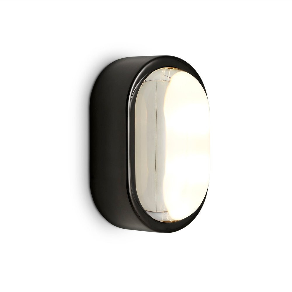 Tom Dixon Spot Obround Wall Light Black / Black by Olivia's | ufurnish.com