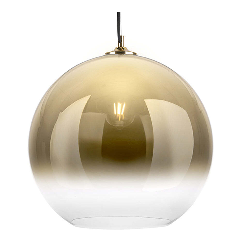 Present Time Bubble Pendant Lamp Chrome And Gold by Olivia's | ufurnish.com