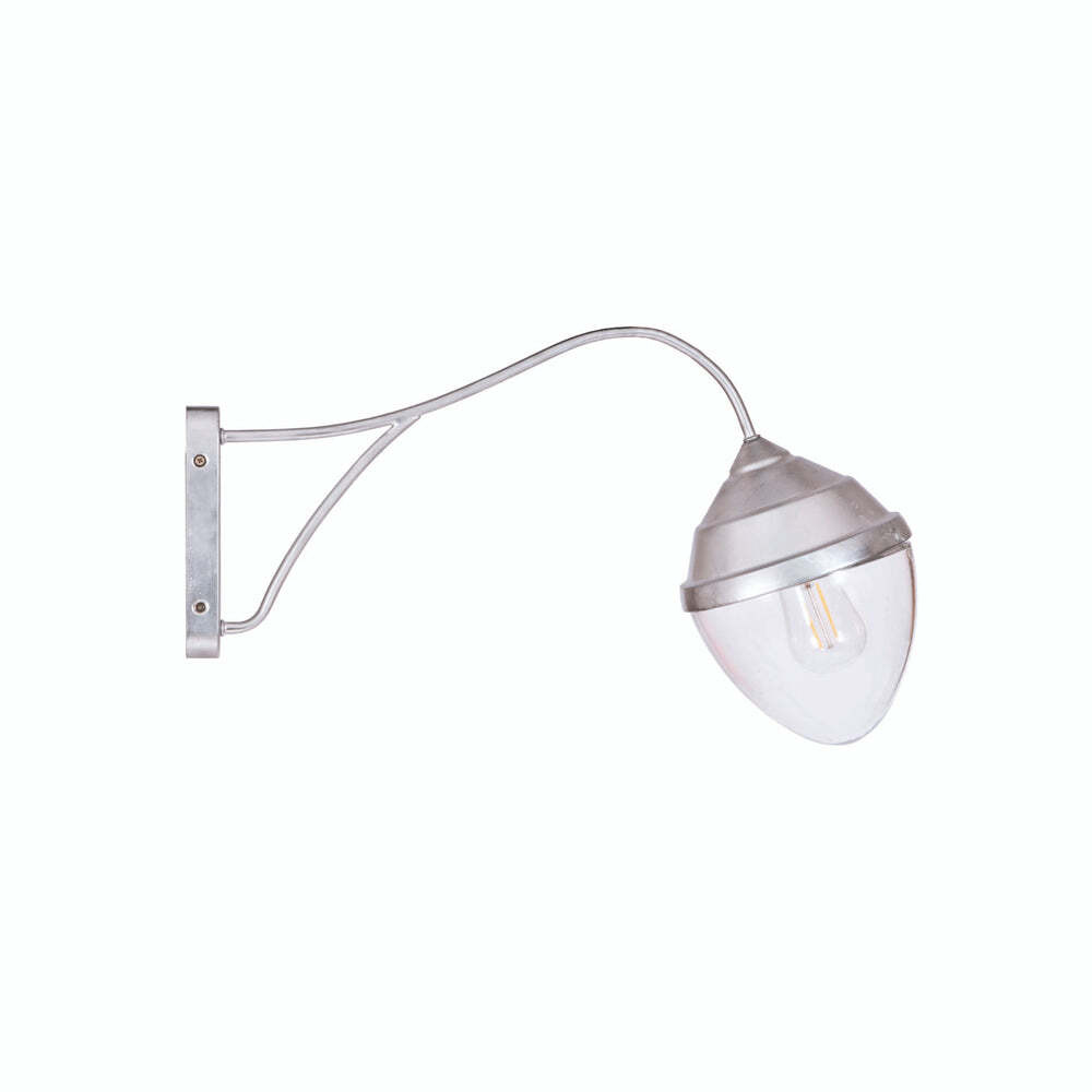 Garden Trading St Ives Outdoor Warwick Wall Light - Galvanised Steel by ...