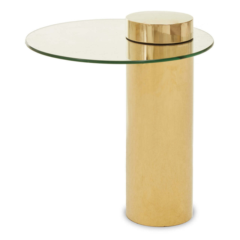 Olivia's Omari Side Table in Gold by Olivia's | ufurnish.com