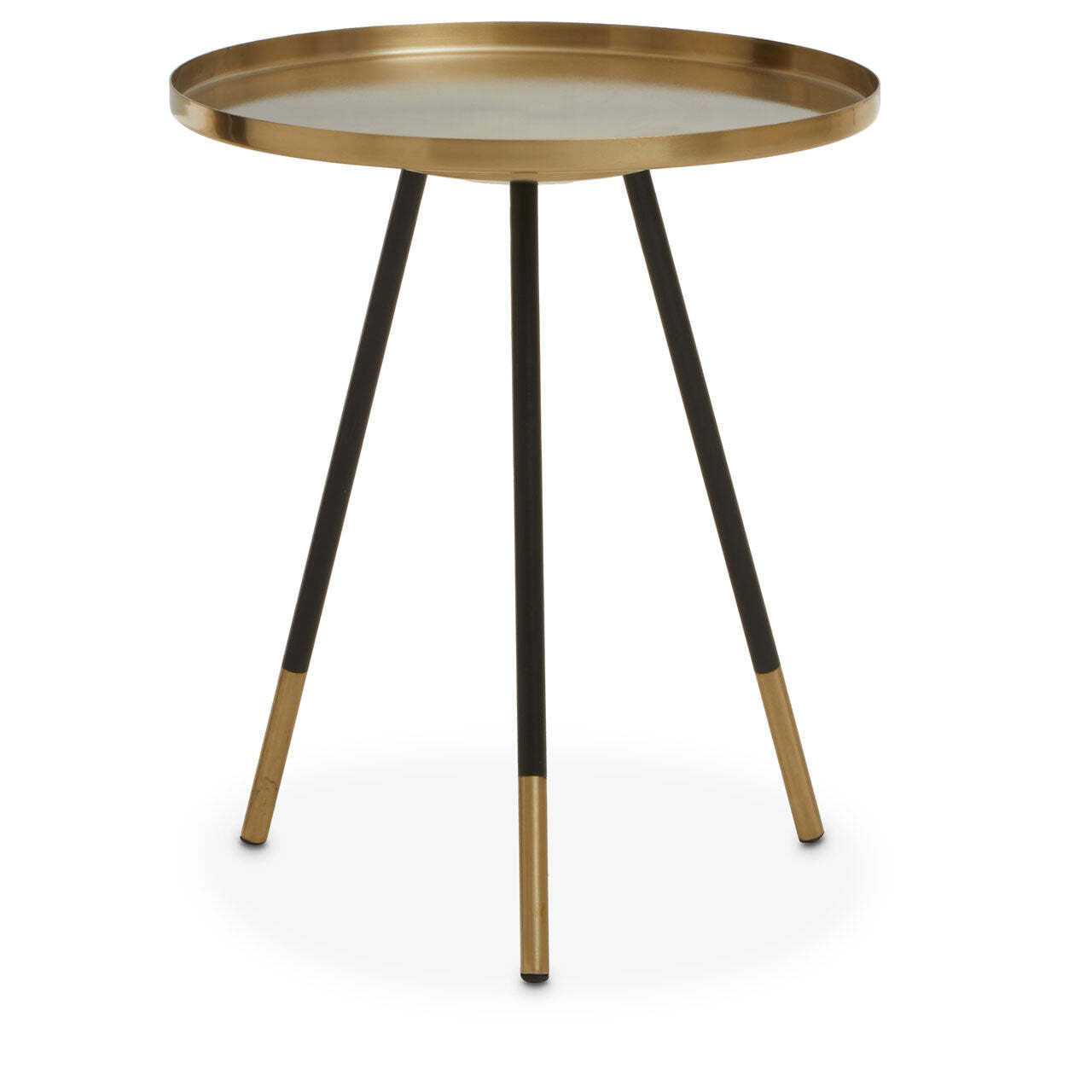 Olivia's Coral Side Table in Gold by Olivia's | ufurnish.com