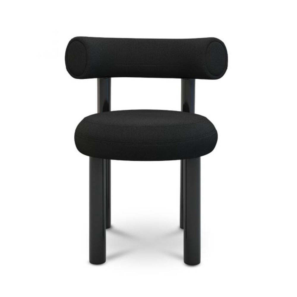 Tom Dixon Fat Dining Chair in Black by Olivia's | ufurnish.com
