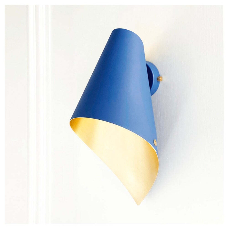 Arcform Lighting - Arc Wall Light in Gold & Blue / Standard by Olivia's ...