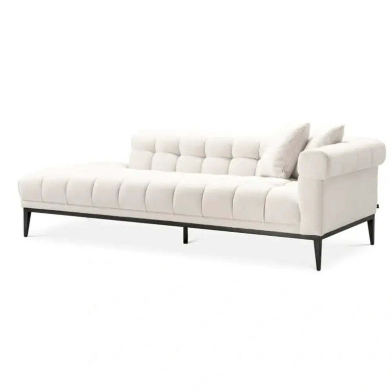 Eichholtz Aurelio Right Lounge Sofa in Avalon White by Olivia's | ufurnish.com