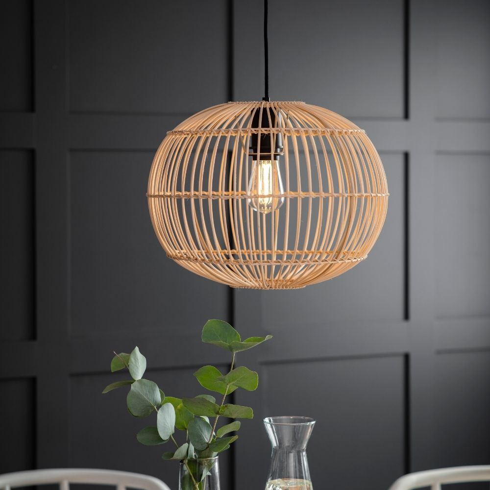 Garden Trading Battersea Natural Easy-Fit Pendant Shade by Olivia's ...