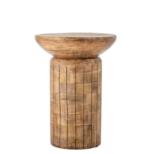 Yasme Side Table - Natural Mango Wood by Olivia's | ufurnish.com