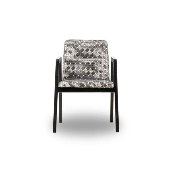 Benson Dining Chair - Spike Black by Olivia's | ufurnish.com