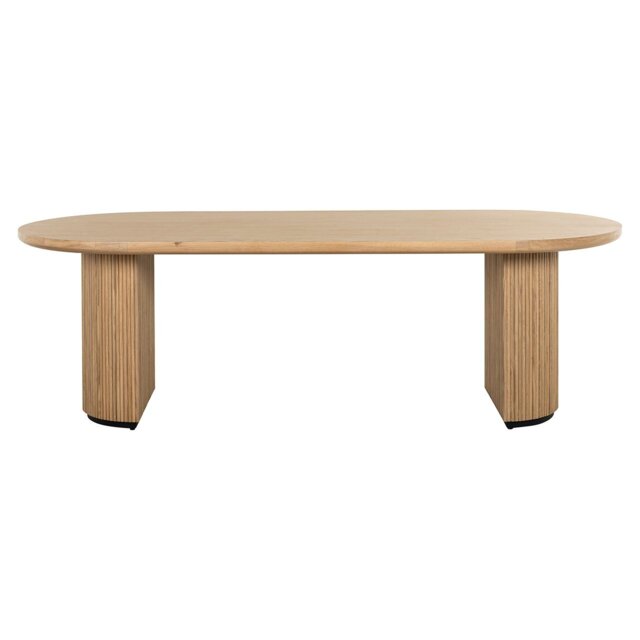 Belfort Dining Table 240cm - Natural Oak by Olivia's | ufurnish.com