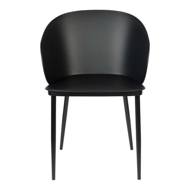 Garth Set of 2 Dining Chairs - Black by Olivia's | ufurnish.com