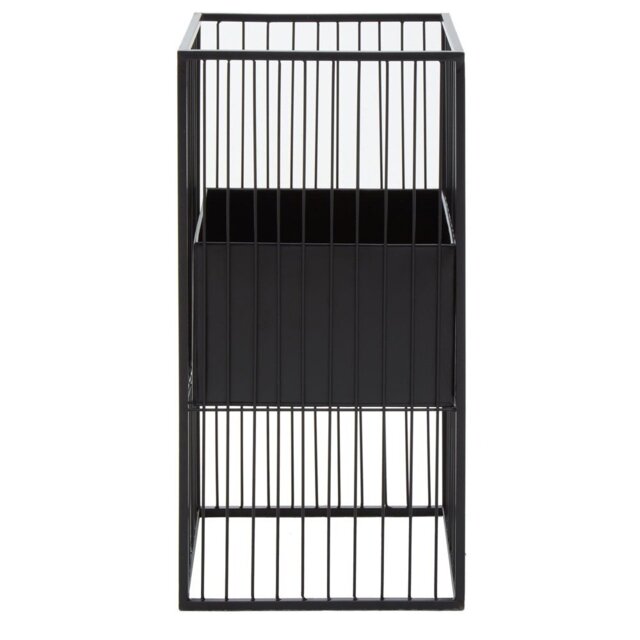 Amaris Square Floor Standing Planter - Black by Olivia's | ufurnish.com