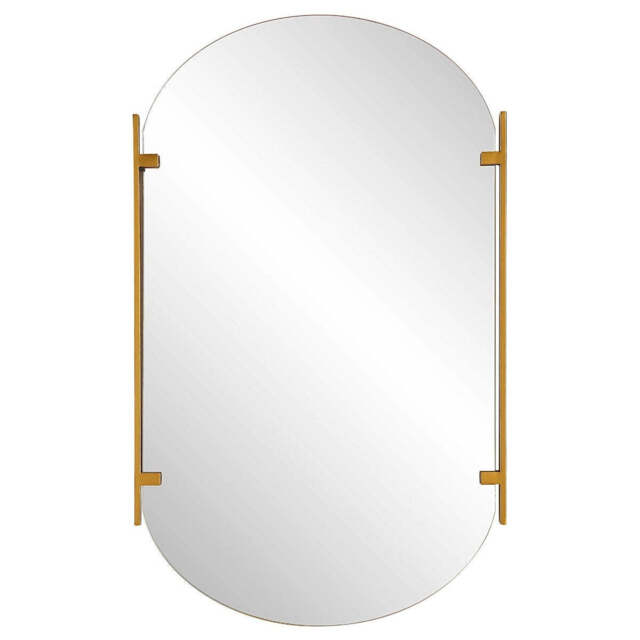 Linear Mirror - Gold by Olivia's | ufurnish.com