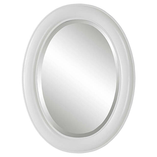 Matthew Mirror - White by Olivia's | ufurnish.com