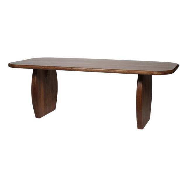 Monterey Rectangular Wooden Dining Table by Olivia's | ufurnish.com
