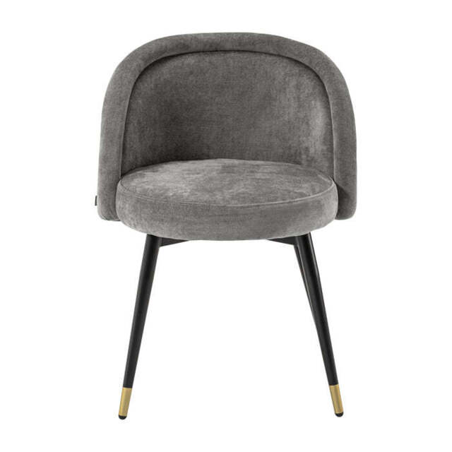 Chloé Set of 2 Dining Chairs - Grey by Olivia's | ufurnish.com
