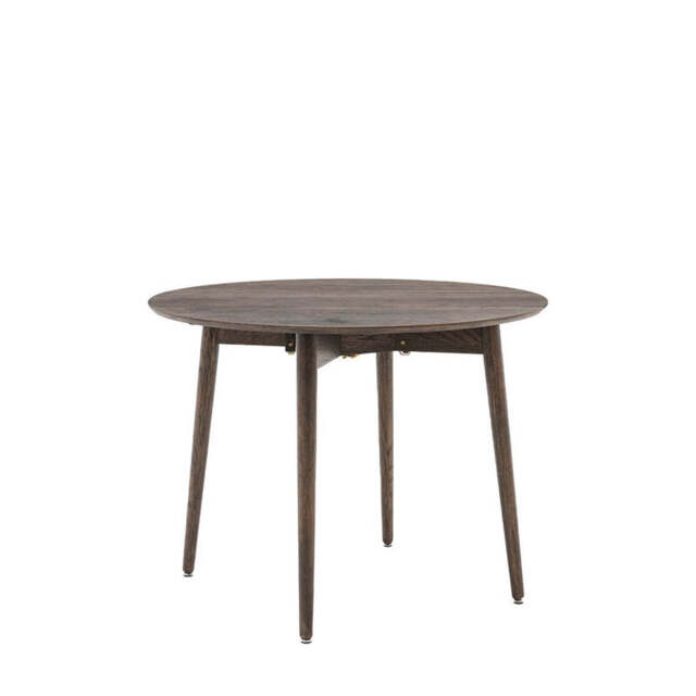 Alston Folding Dining Table - Smoked by Olivia's | ufurnish.com