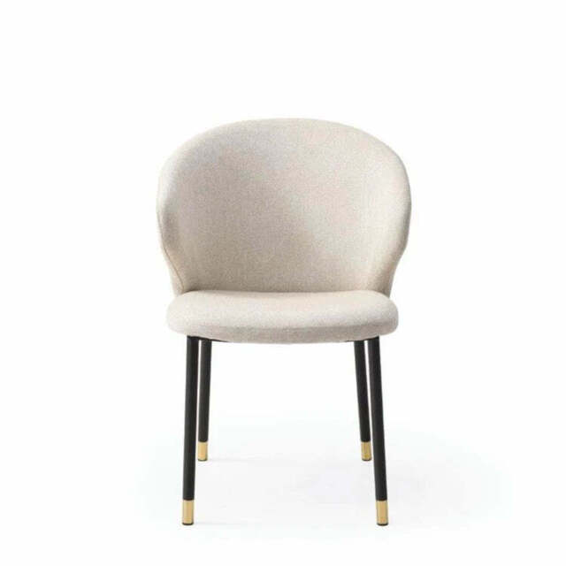 Lexy Warwick Bodhi Linen Dining Chair by Olivia's | ufurnish.com