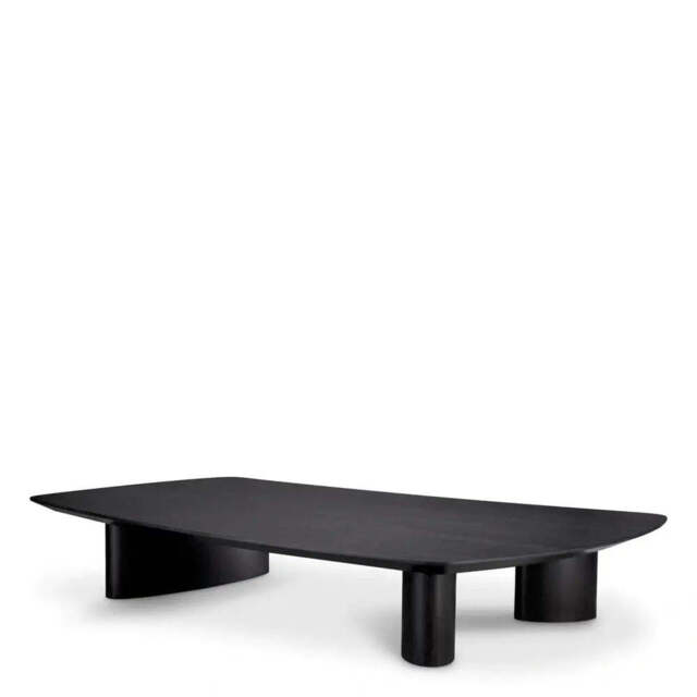 Bergman Coffee Table - Charcoal Grey Oak Veneer by Olivia's | ufurnish.com