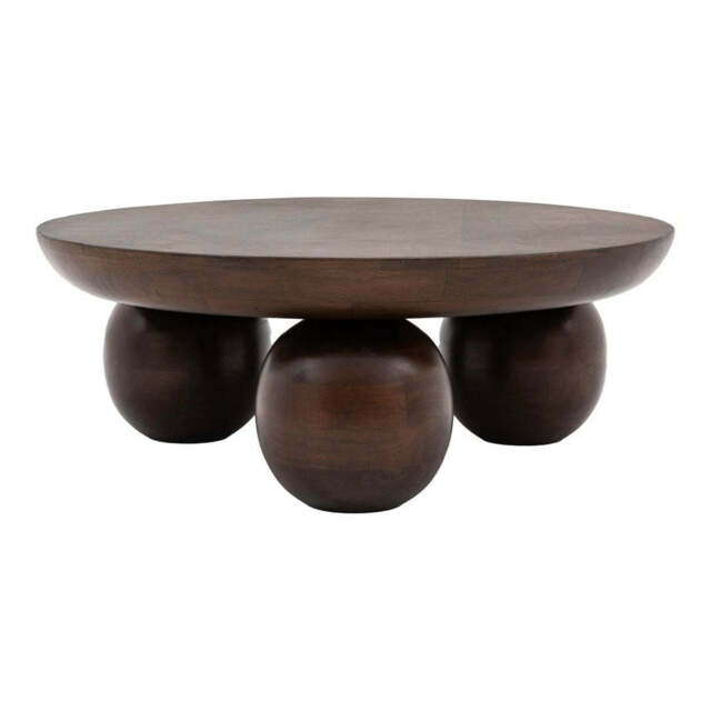 Gallery Interiors Sable Round Coffee Table by Olivia's | ufurnish.com