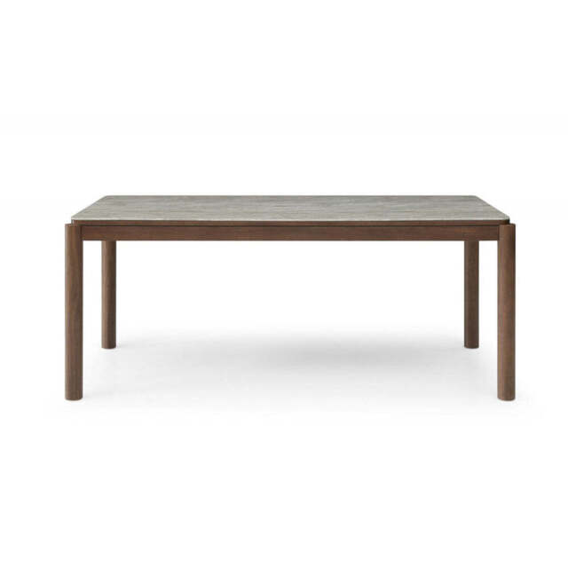 Willow Rectangle 8 Seater Dining Table - Tobacco Walnut by Olivia's | ufurnish.com