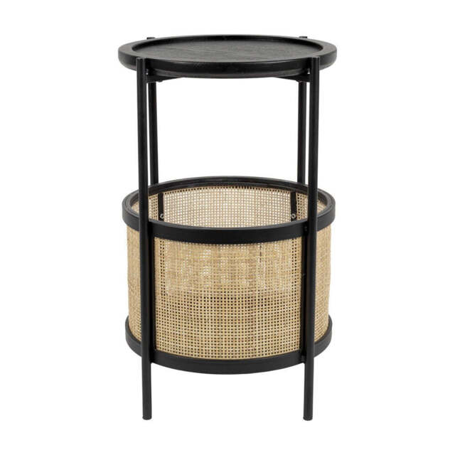 Maki Side Table - Black by Olivia's | ufurnish.com
