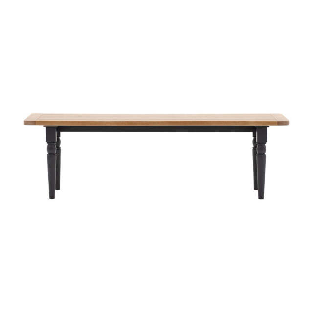 Ascot Dining Bench - Meteor by Olivia's | ufurnish.com