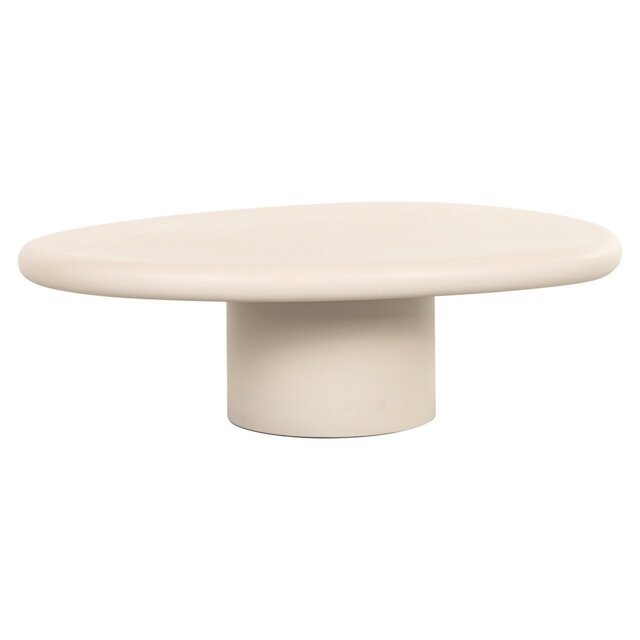 Clayton Small Coffee Table - Beige by Olivia's | ufurnish.com