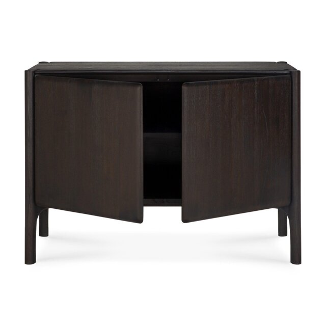Pi 2 Door Sideboard - Dark Brown Varnished Teak by Olivia's | ufurnish.com