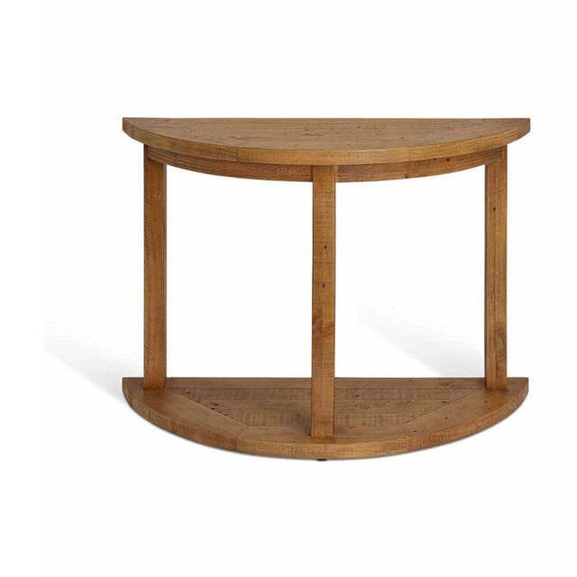 Oxhill Curved Console Table - Natural by Olivia's | ufurnish.com