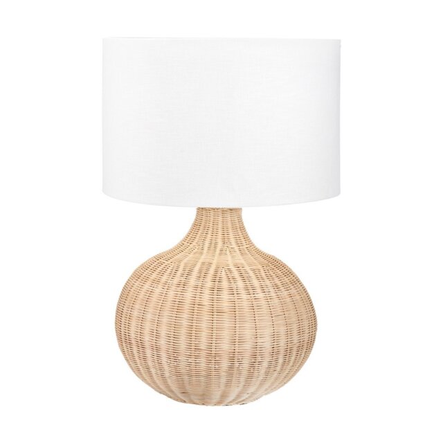 Allona Rattan Table Lamp - Natural by Olivia's | uFurnish.com