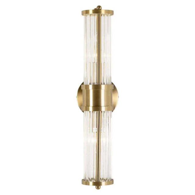 Lyan Wall Lamp - Brushed Gold by Olivia's | ufurnish.com