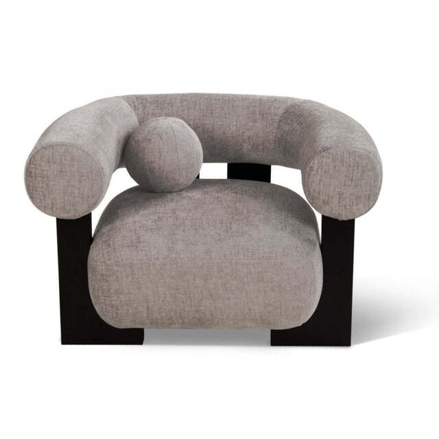 Epic Occasional Chair - Bennet Grey by Olivia's | ufurnish.com