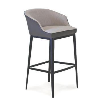 Joplin Bar Stool - Lisbon Grey & Quartz Grey by Olivia's | ufurnish.com