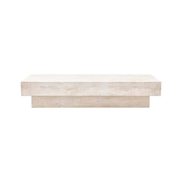 Inca Coffee Table - Whitewash by Olivia's | ufurnish.com
