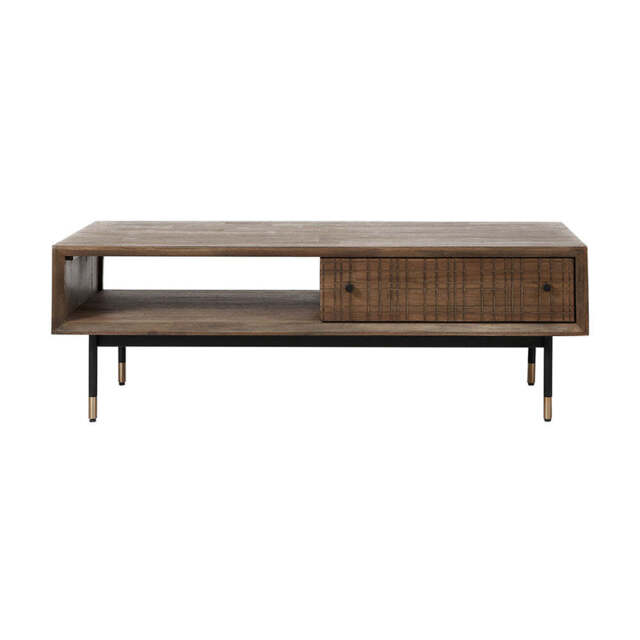 Ava 2 Drawer Coffee Table - Acacia Wood by Olivia's | ufurnish.com