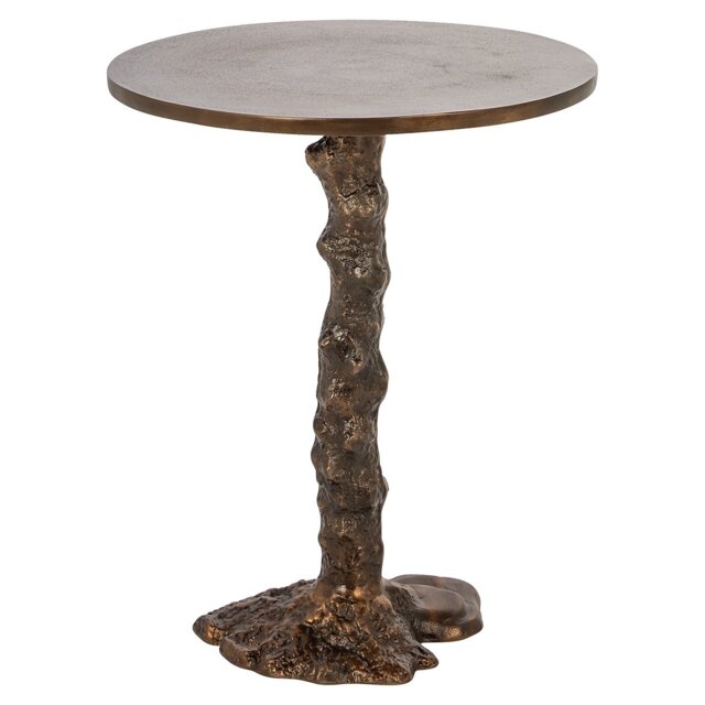 Misty End Table - Bronze by Olivia's | ufurnish.com